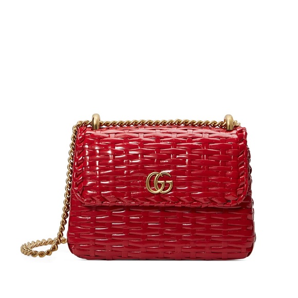 Gucci | Bags | Gucci Glazed Wicker Mini Cestino Shoulder Bag | Poshmark